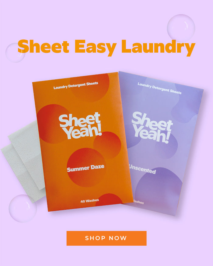 Sheet Yeah! | Zero Waste Eco Friendly Laundry Detergent Sheets